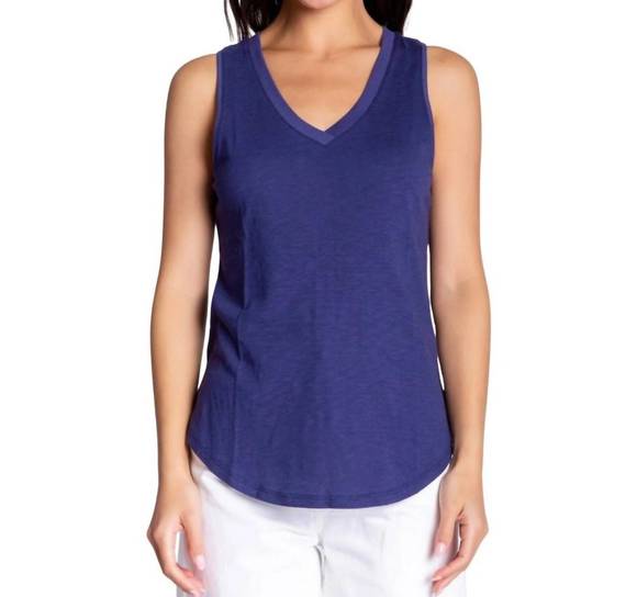 PJ Salvage | Tops | New Pj Salvage Beachy Basics Tank In Navy | Poshmark